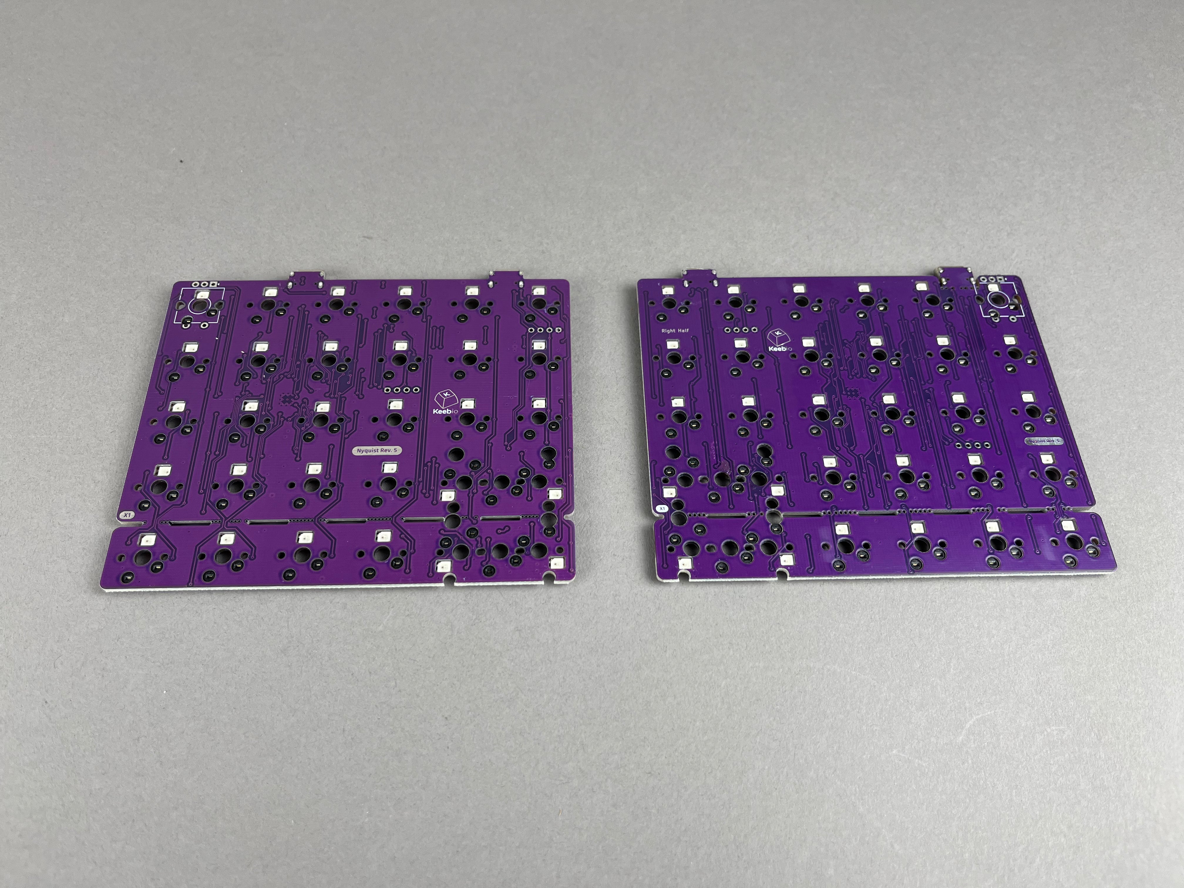 Nyquist/Levinson Rev. 5 PCB Kit - 60%/40% Split Ortholinear Keyboard ...