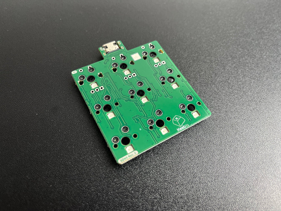 BDN9 Rev. 3 PCB - 3x3 9-key Macropad - Rotary Encoder and RGB – Keebio