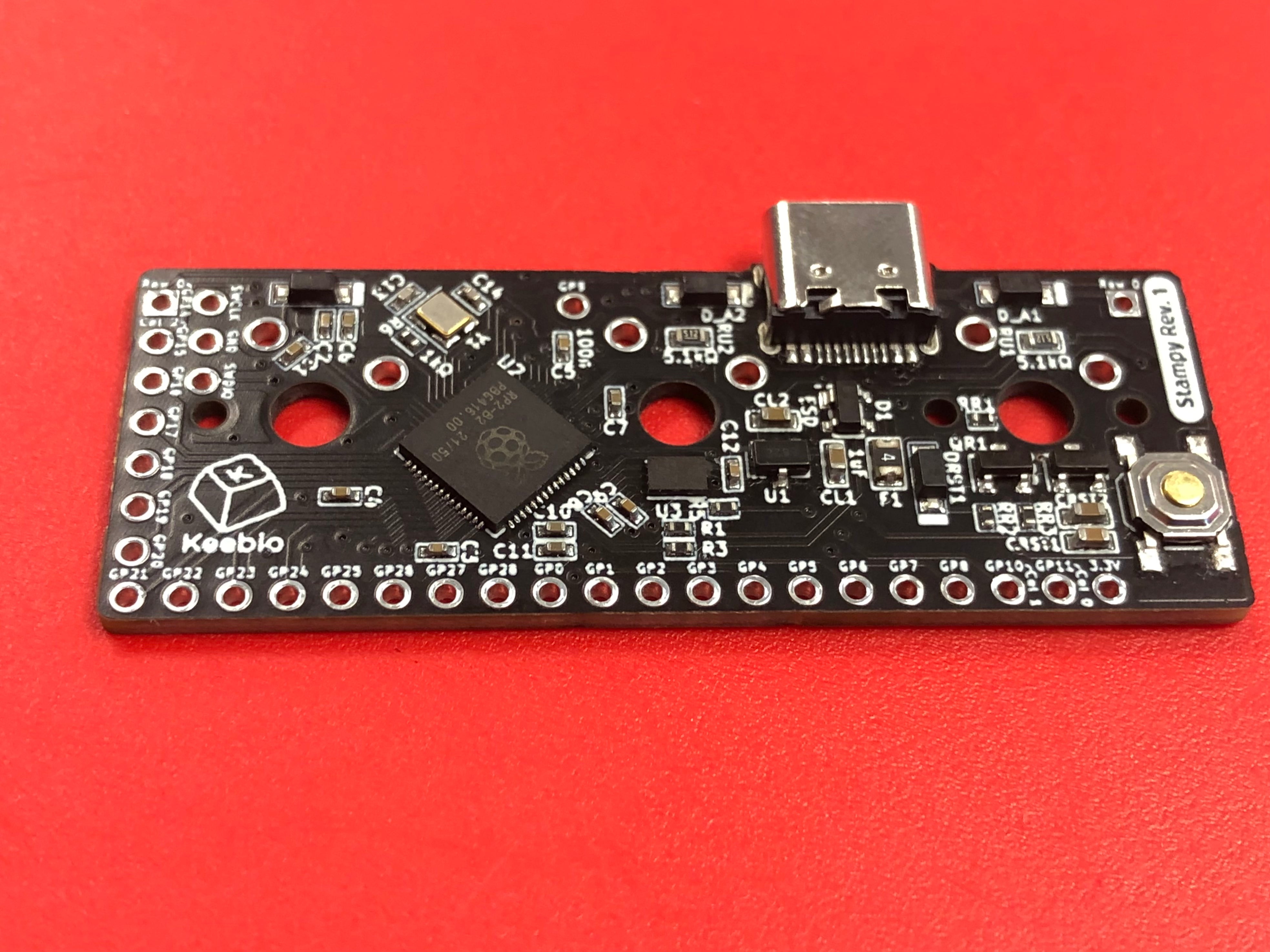 Stampy Prototypes - RP2040 USB-C Controller Board for Handwiring – Keebio