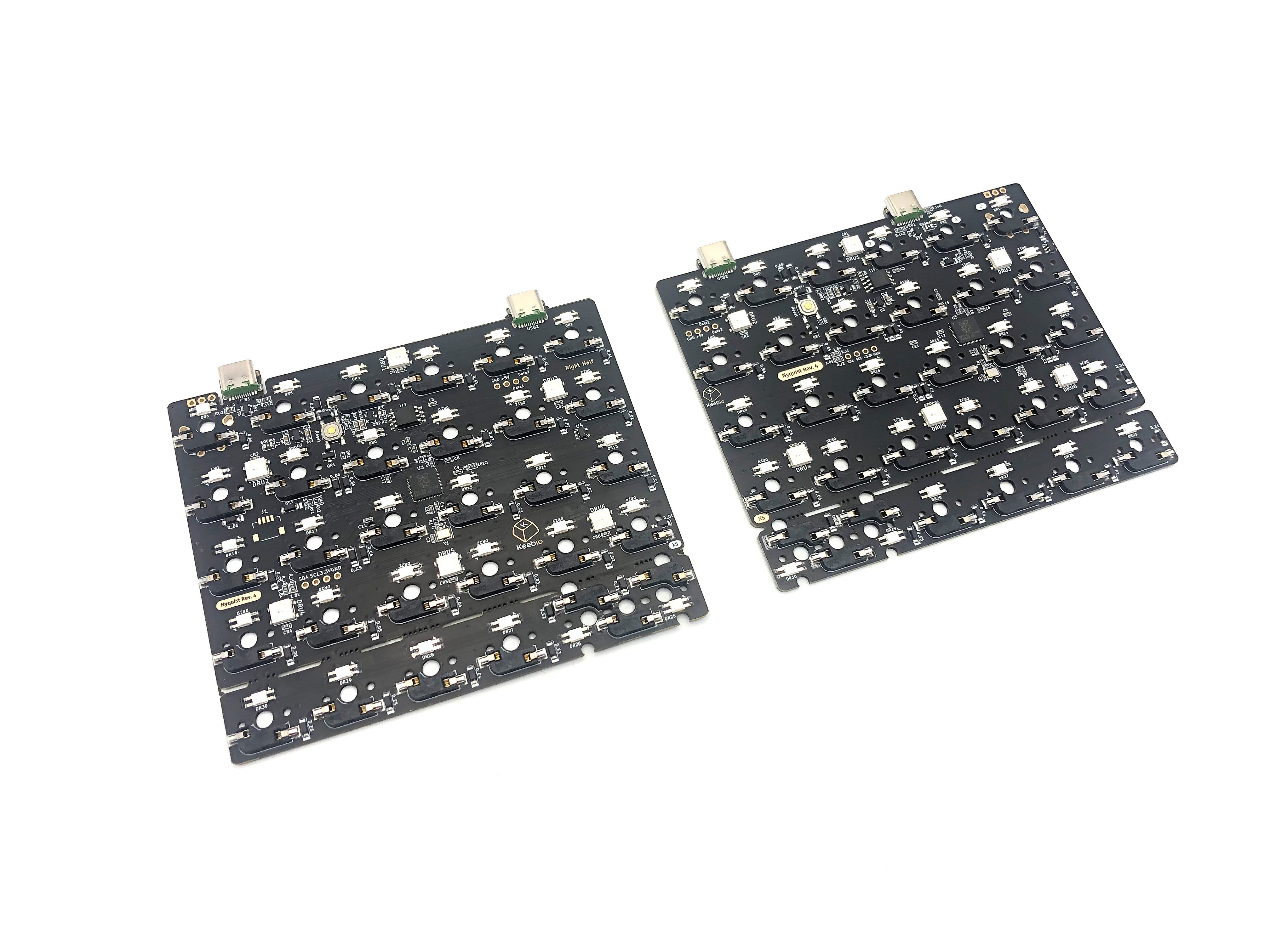 Nyquist/Levinson Rev. 4 PCB Kit - 60%/40% Split Ortholinear Keyboard ...