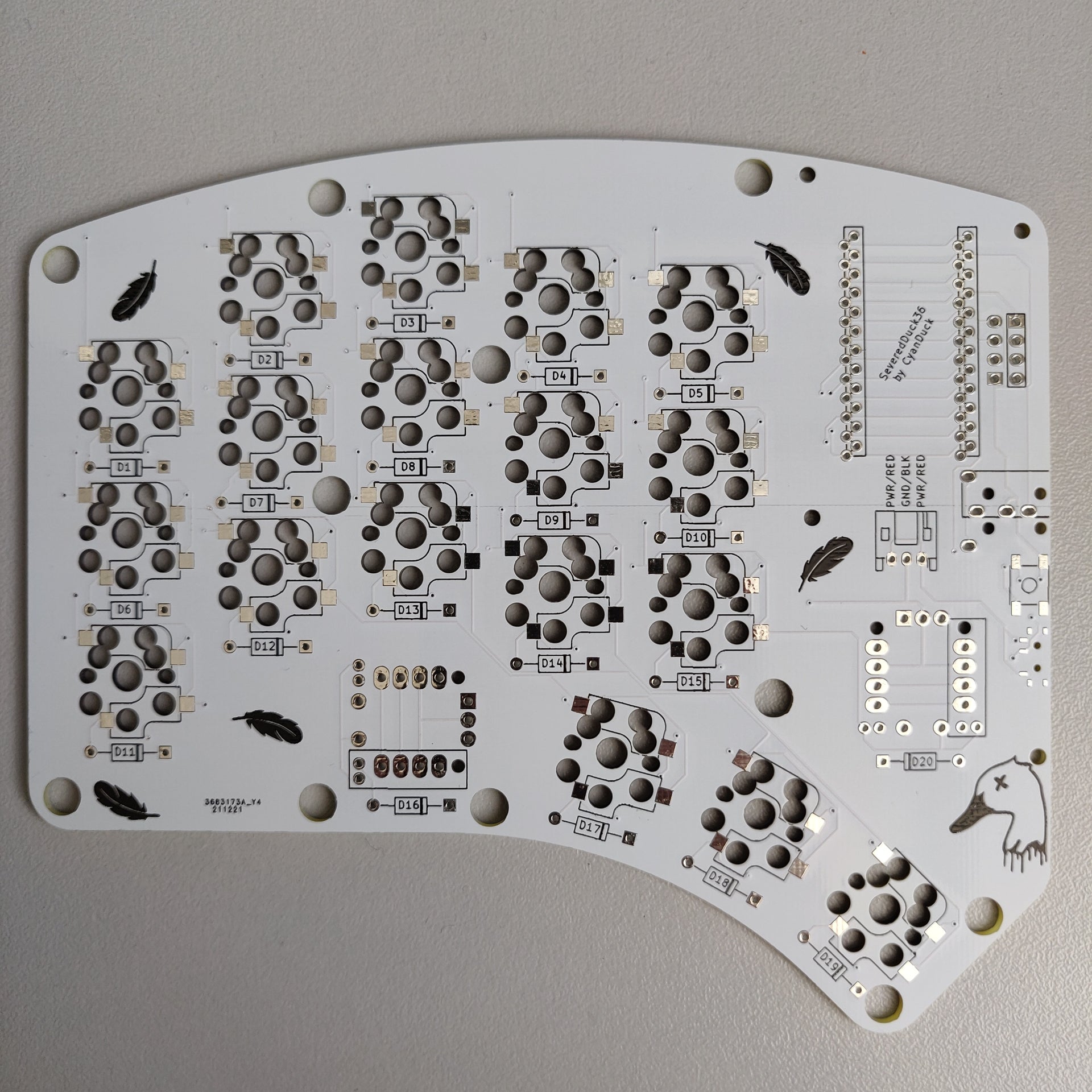 Waterfowl 36-Key Split Keyboard Kit – Keebio