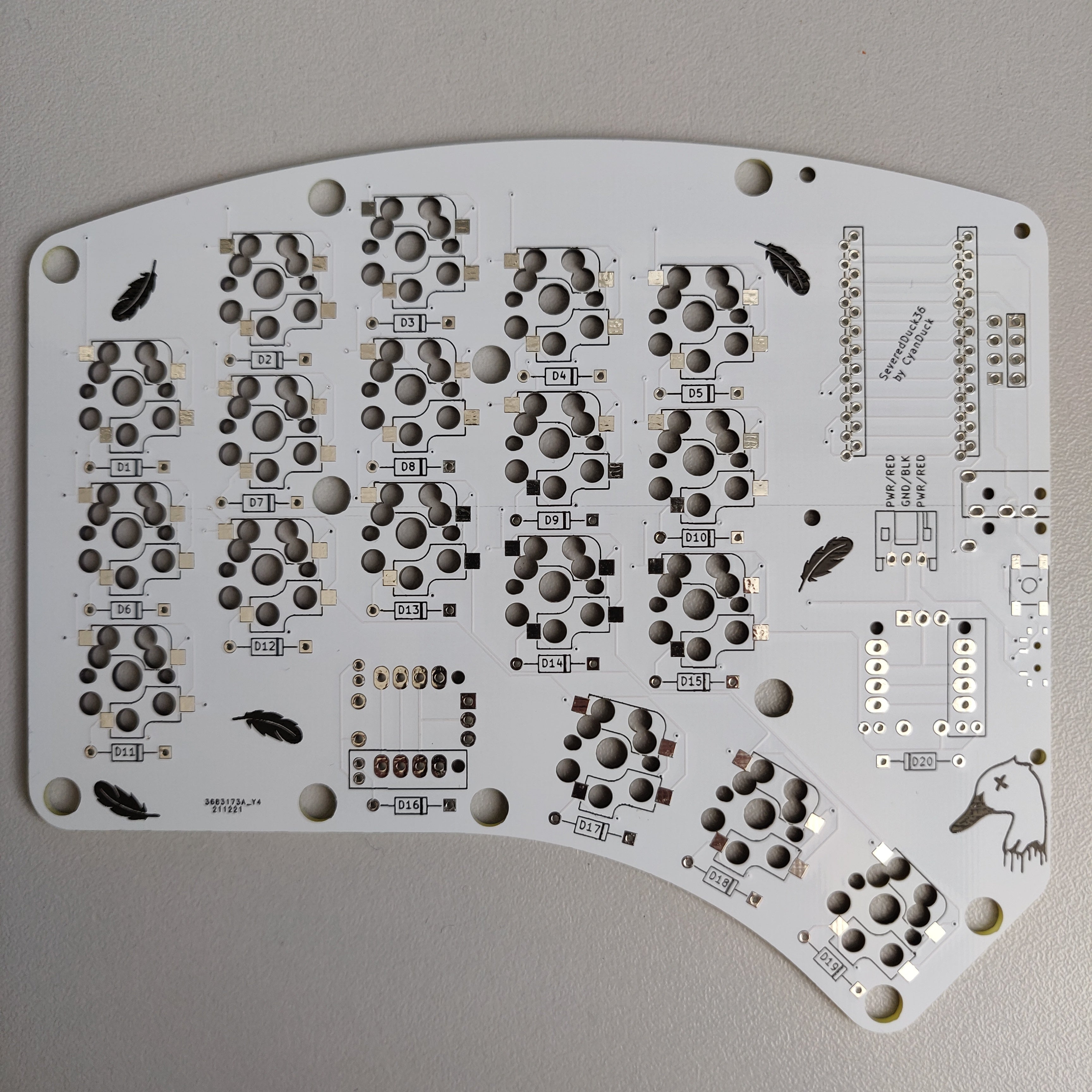 Waterfowl 36-Key Split Keyboard Kit – Keebio