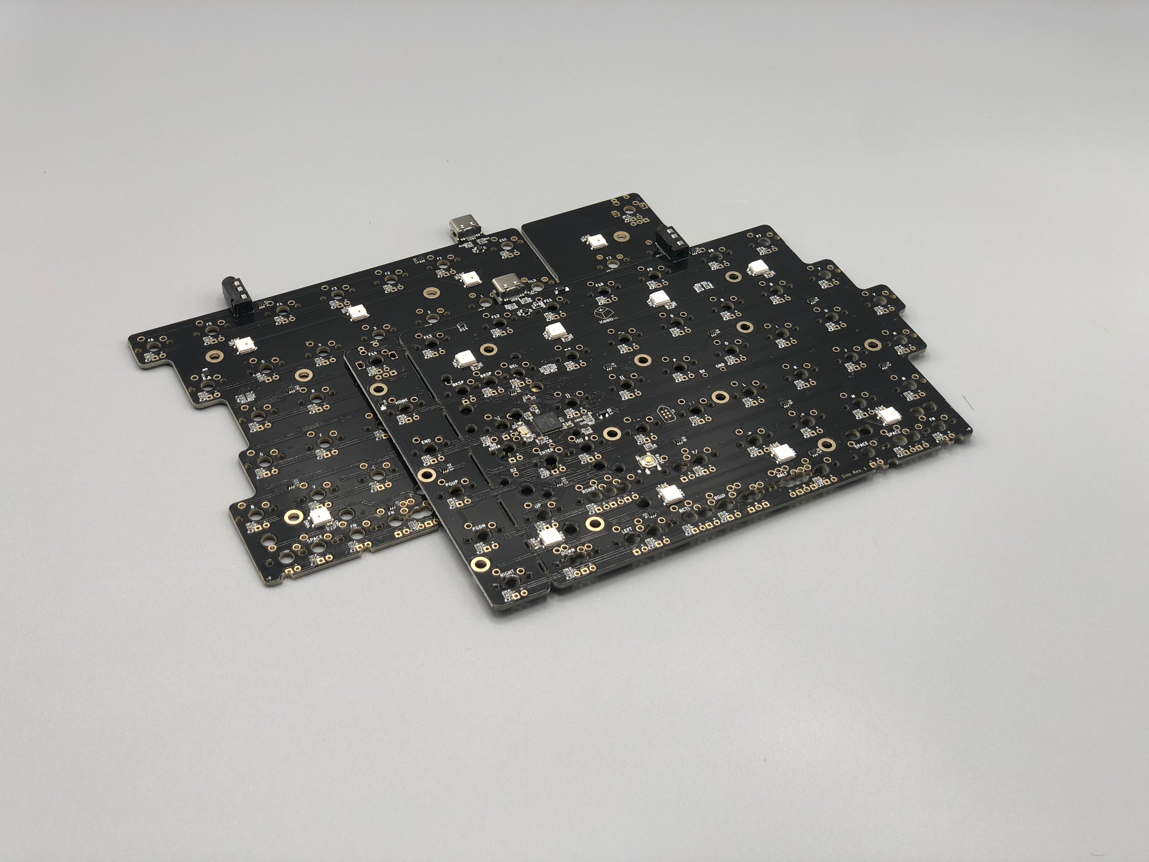 Sinc Rev. 2 PCB Kit - Split Staggered 75% Keyboard – Keebio