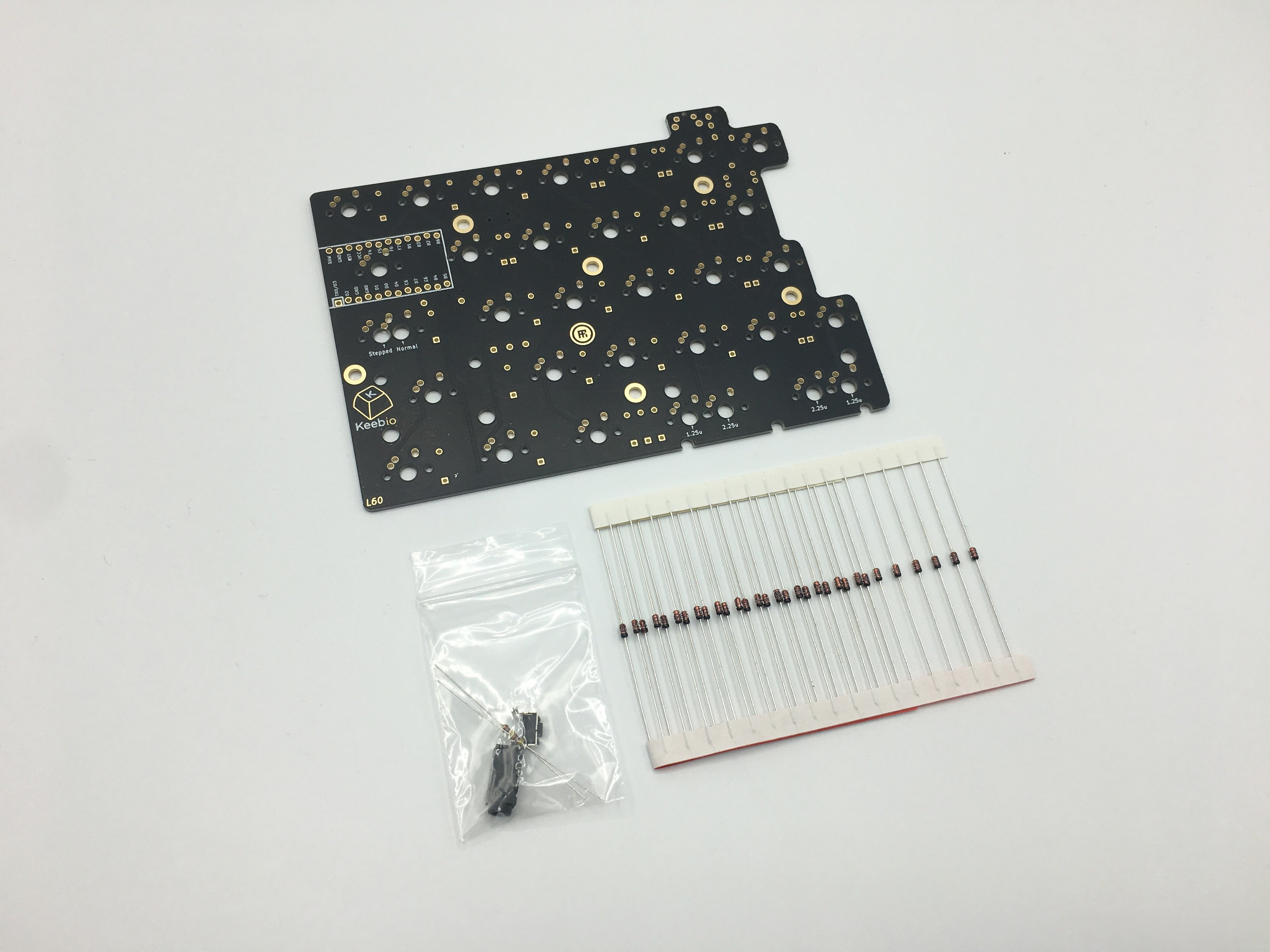 Quefrency Rev. 1 - 60%/65% Split Staggered Keyboard – Keebio