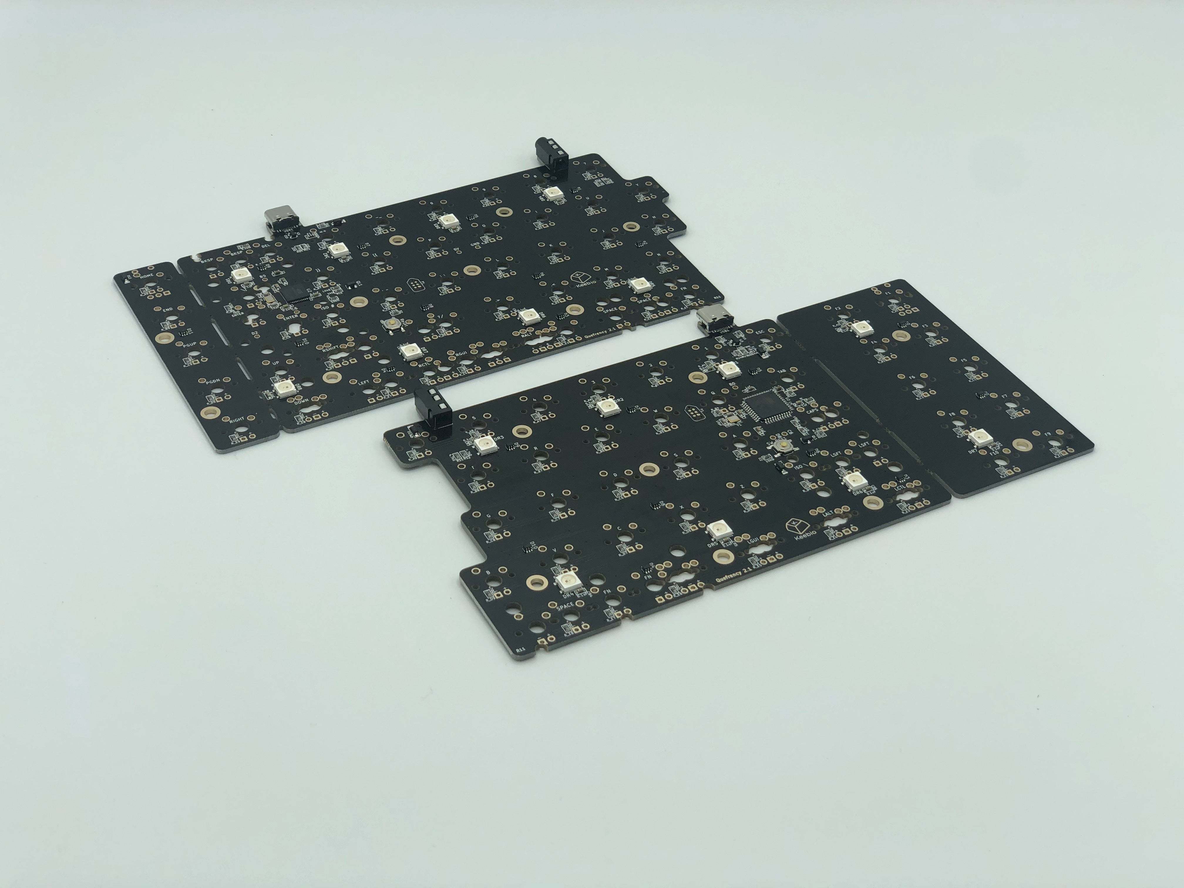 Quefrency Rev. 2 PCBs - 60%/65% Split Staggered Keyboard – Keebio