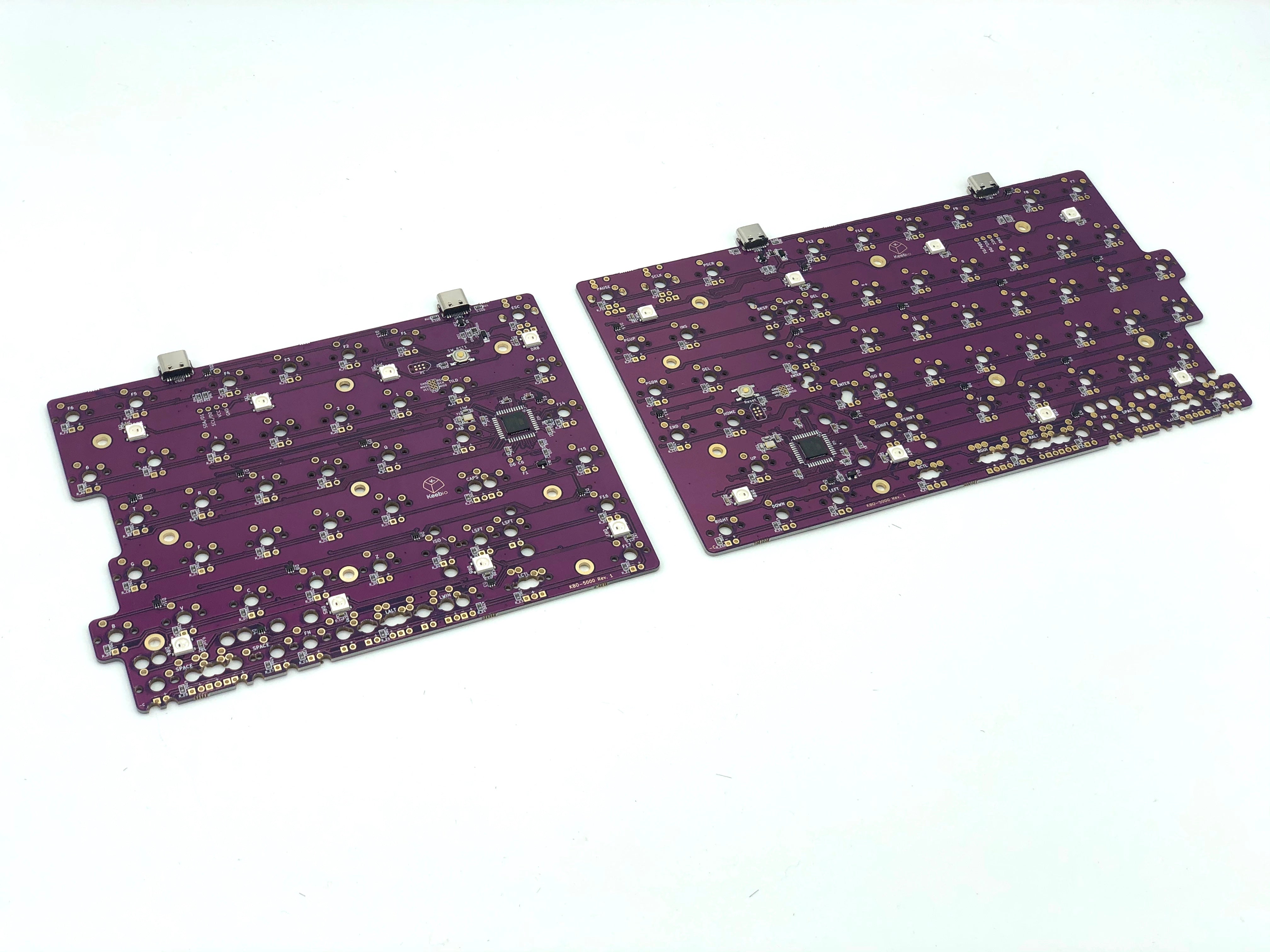 KBO-5000 PCBs - Split Staggered TKL Keyboard – Keebio